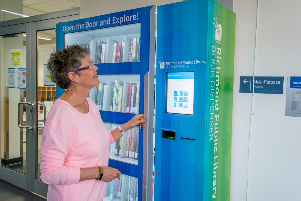 Richmond Public Library introduces its new Book Dispenser | BCLA ...