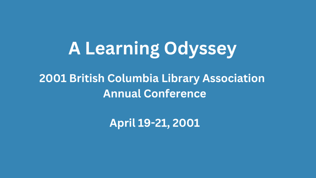 BCLA Library Conference - Future, Past & Present | BCLA